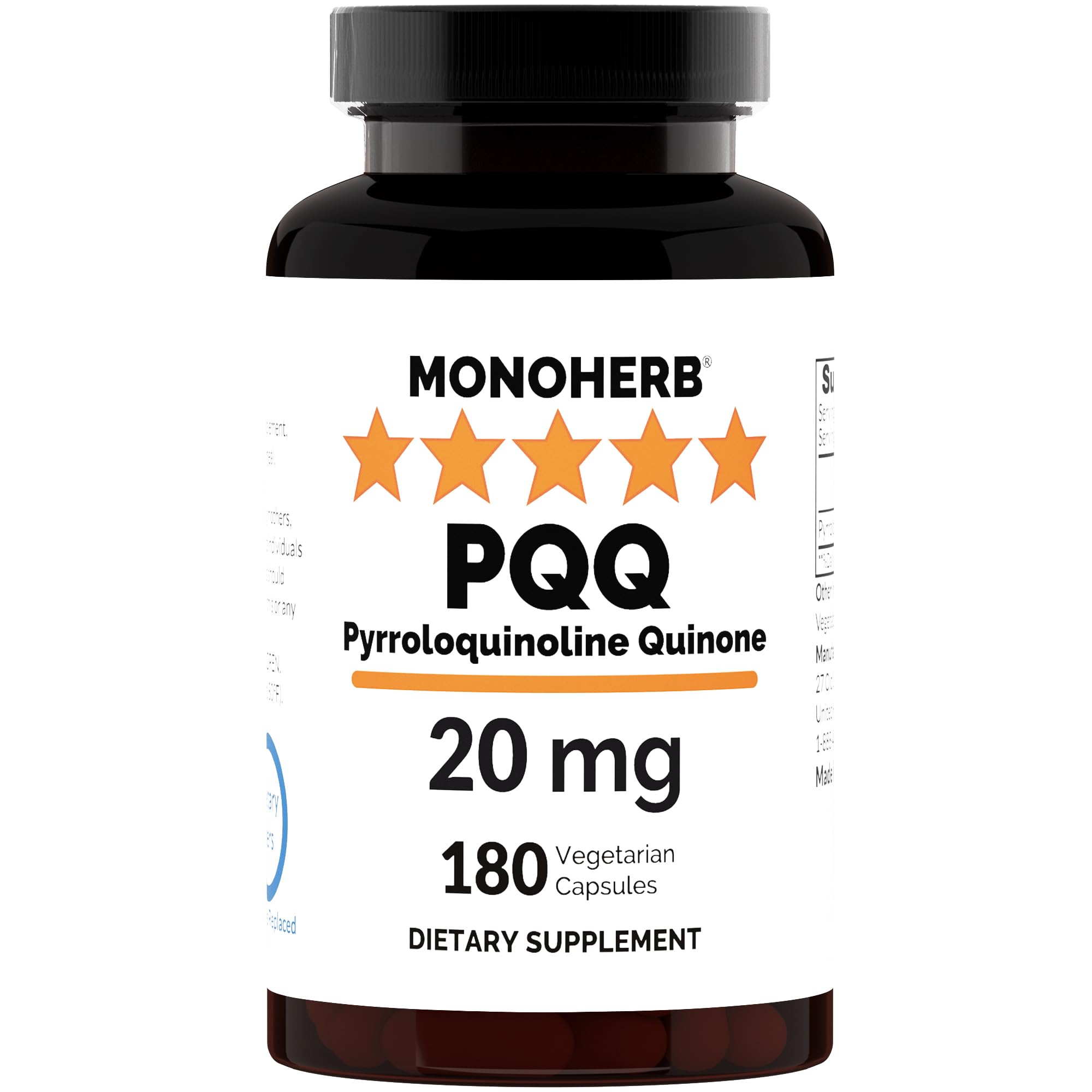 MONOHERB PQQ capsules for health
