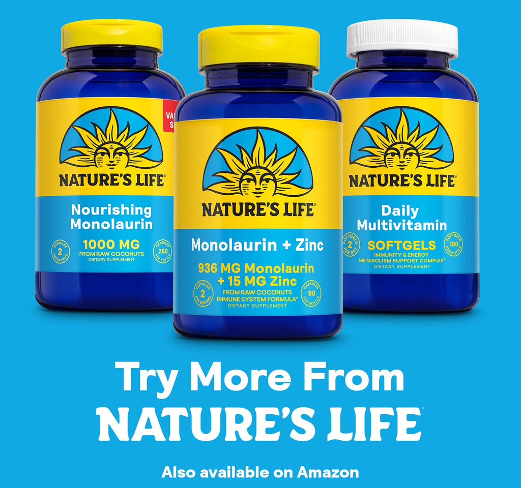 Monolaurin and zinc for better absorption