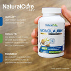 Monolaurin capsules for immune support