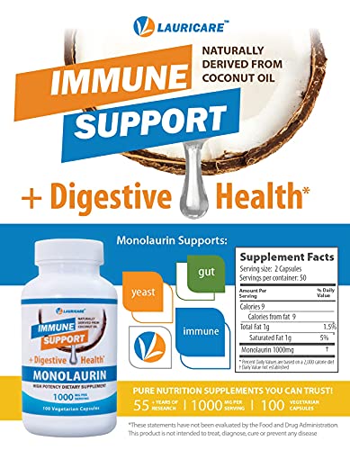 Monolaurin for digestive health benefits