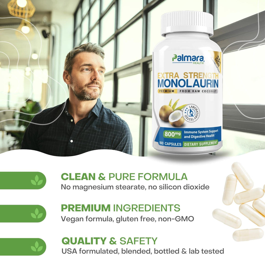 Monolaurin for digestive health