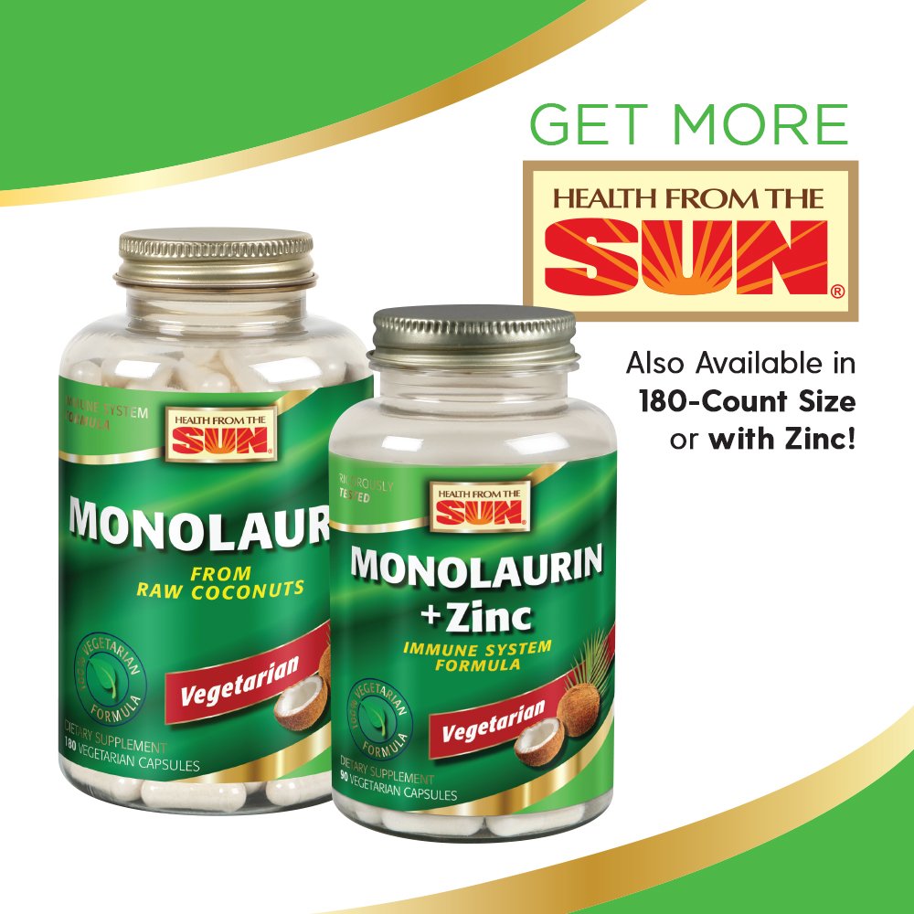 Monolaurin for enhanced vitality