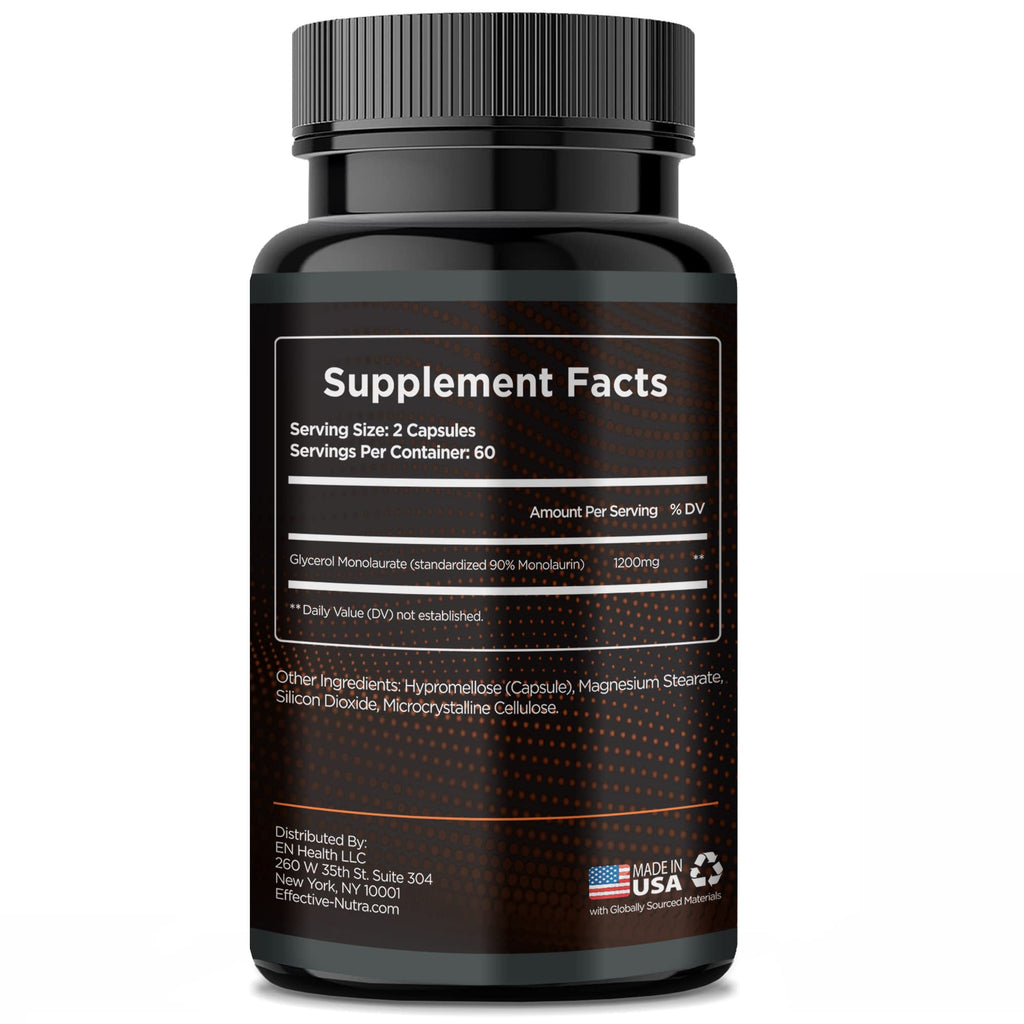 Monolaurin for holistic health benefits