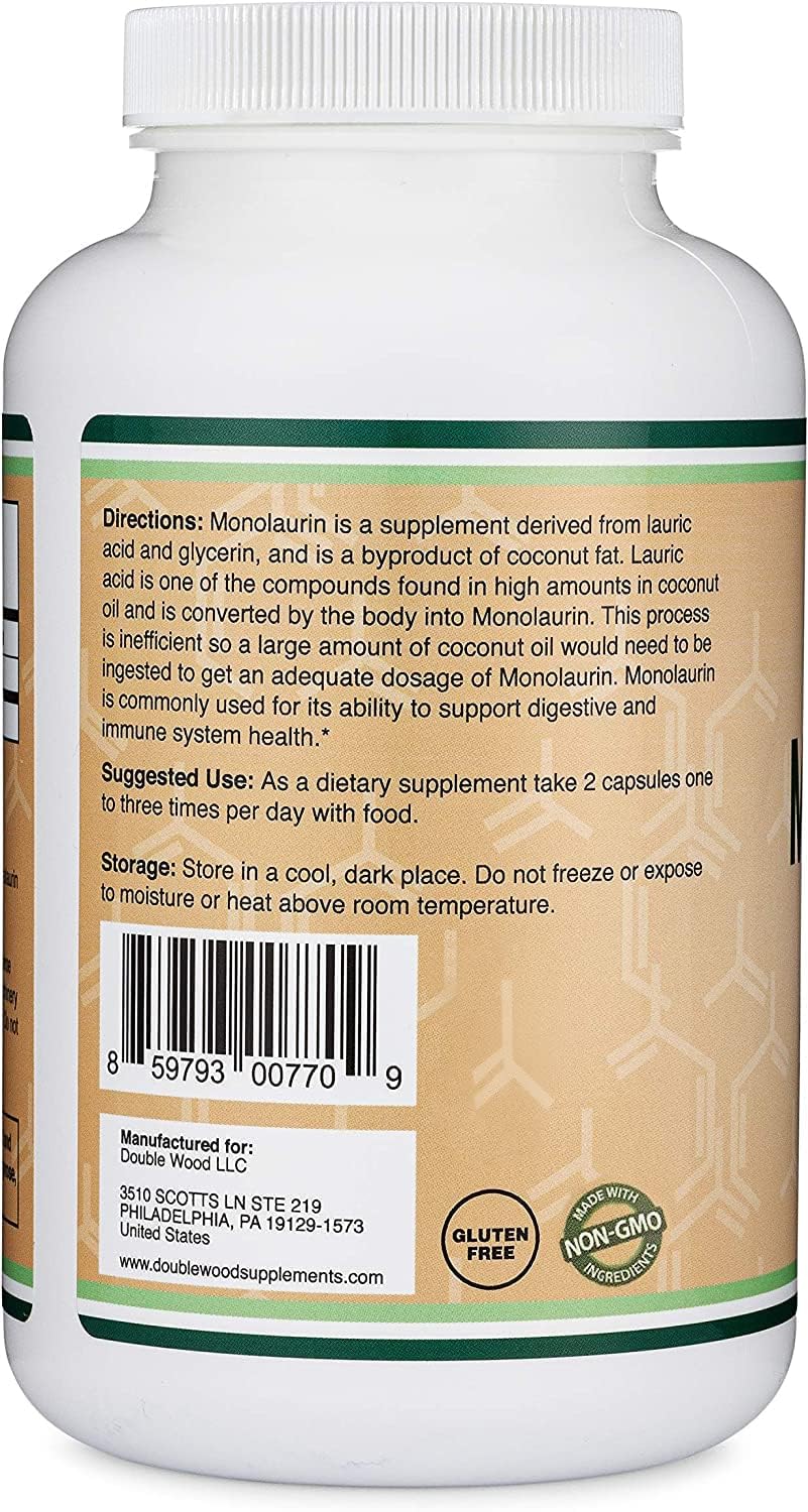 Monolaurin multivitamin for immune support