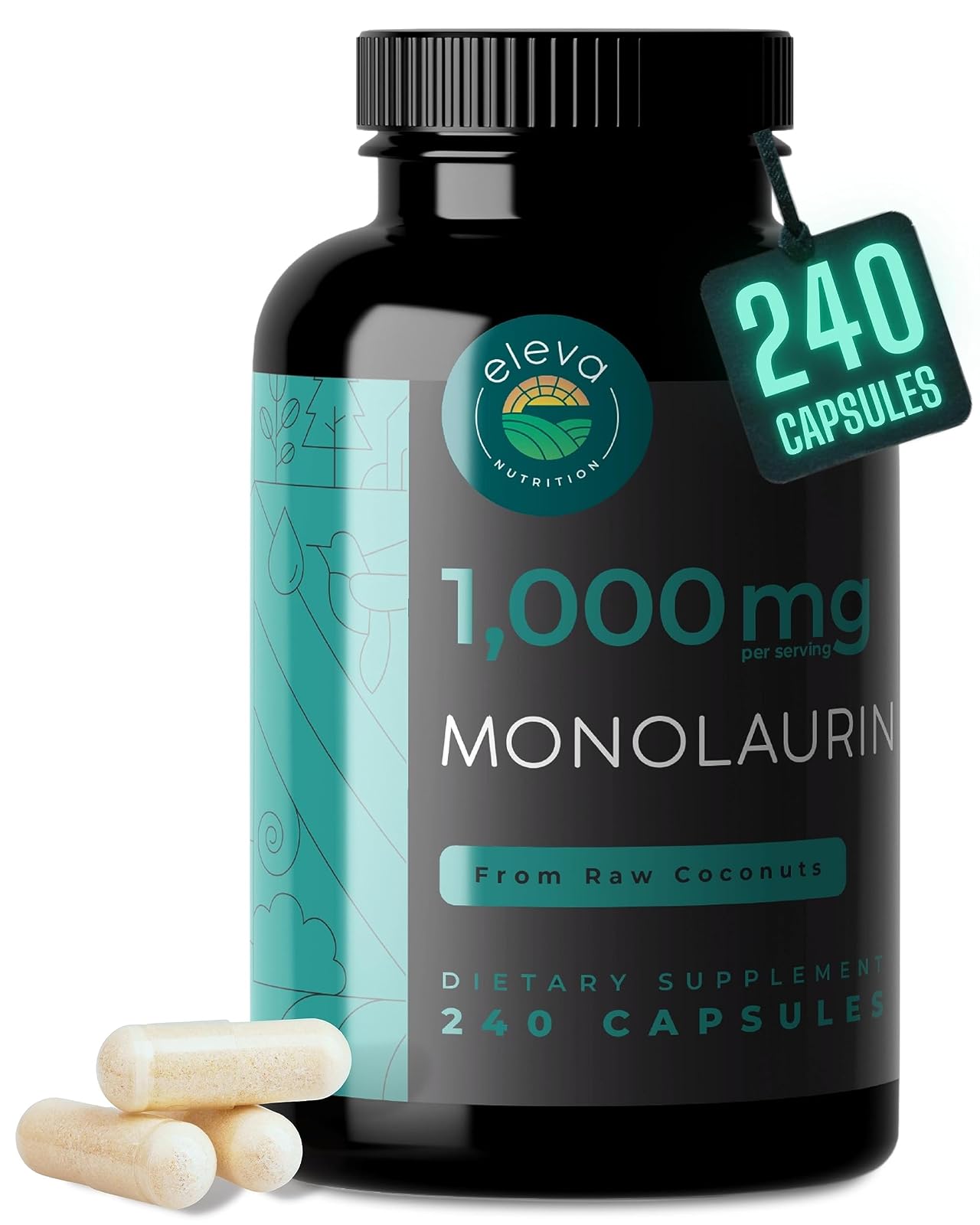 Monolaurin multivitamins for immune support