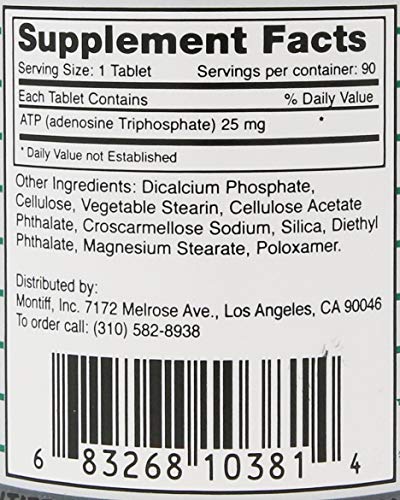 Montiff ATP 25 mg natural health