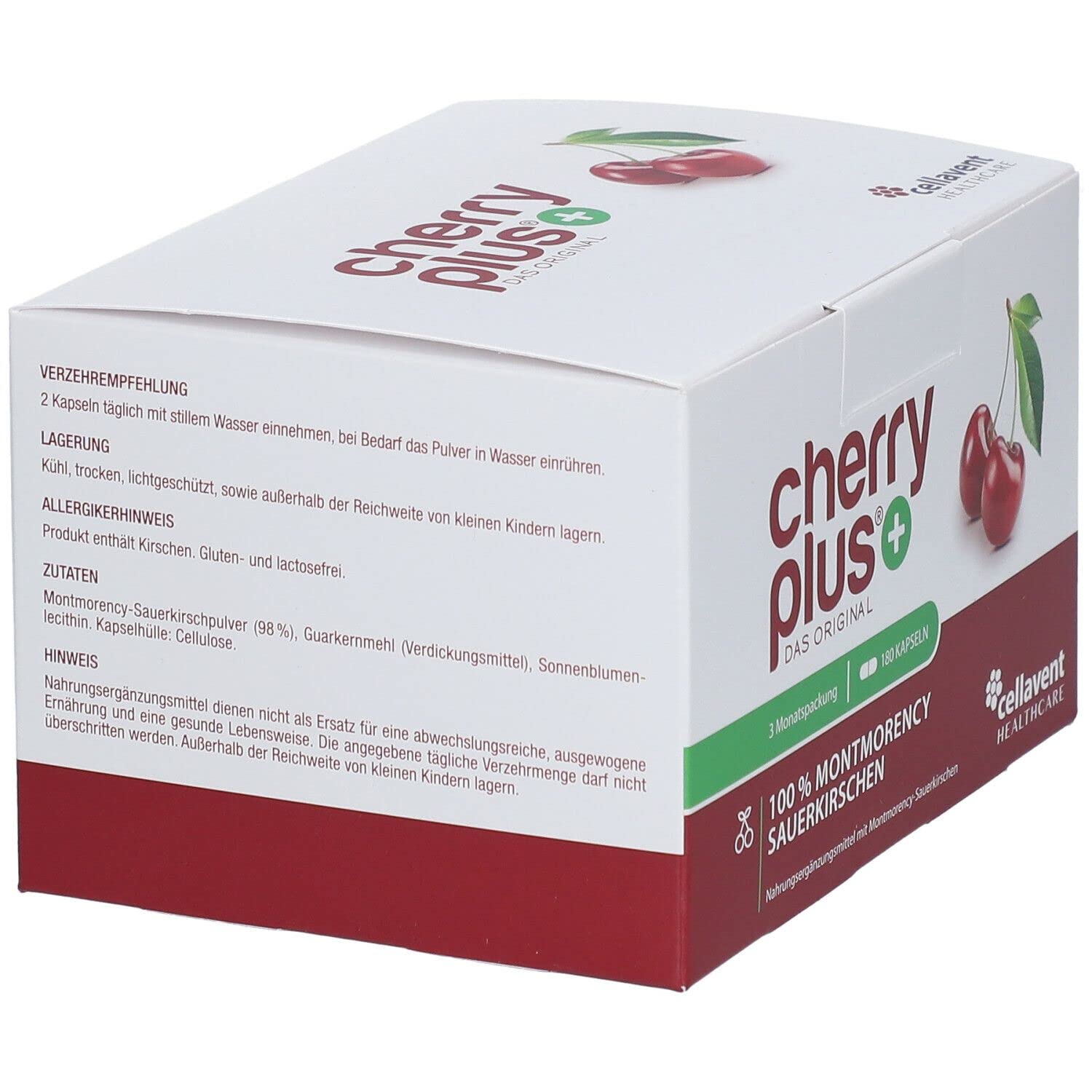 Montmorency cherry capsules for wellness