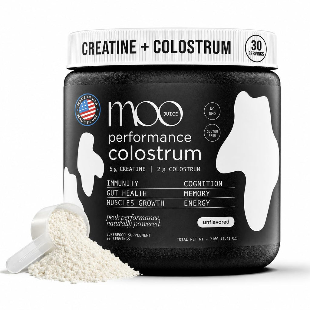Moo Juice colostrum powder benefits