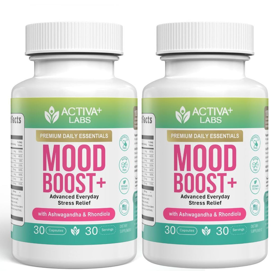 Mood Boost Ashwagandha capsules for stress relief