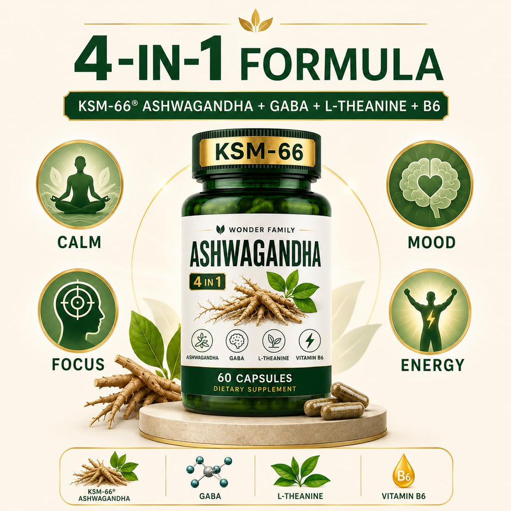 Mood-boosting ashwagandha capsules