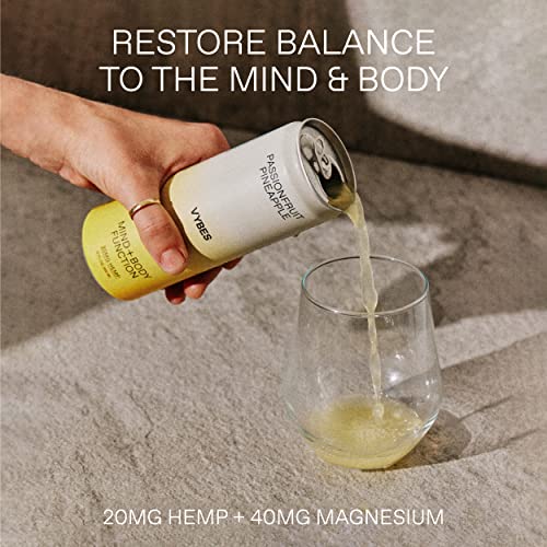 Mood boosting drink with passionfruit flavour