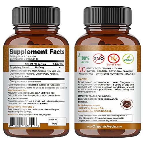Mood complex capsules for stress relief