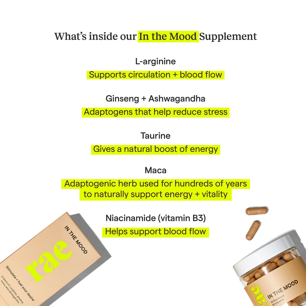 Mood enhancement blended vitamin capsules