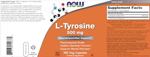 mood enhancement l-tyrosine