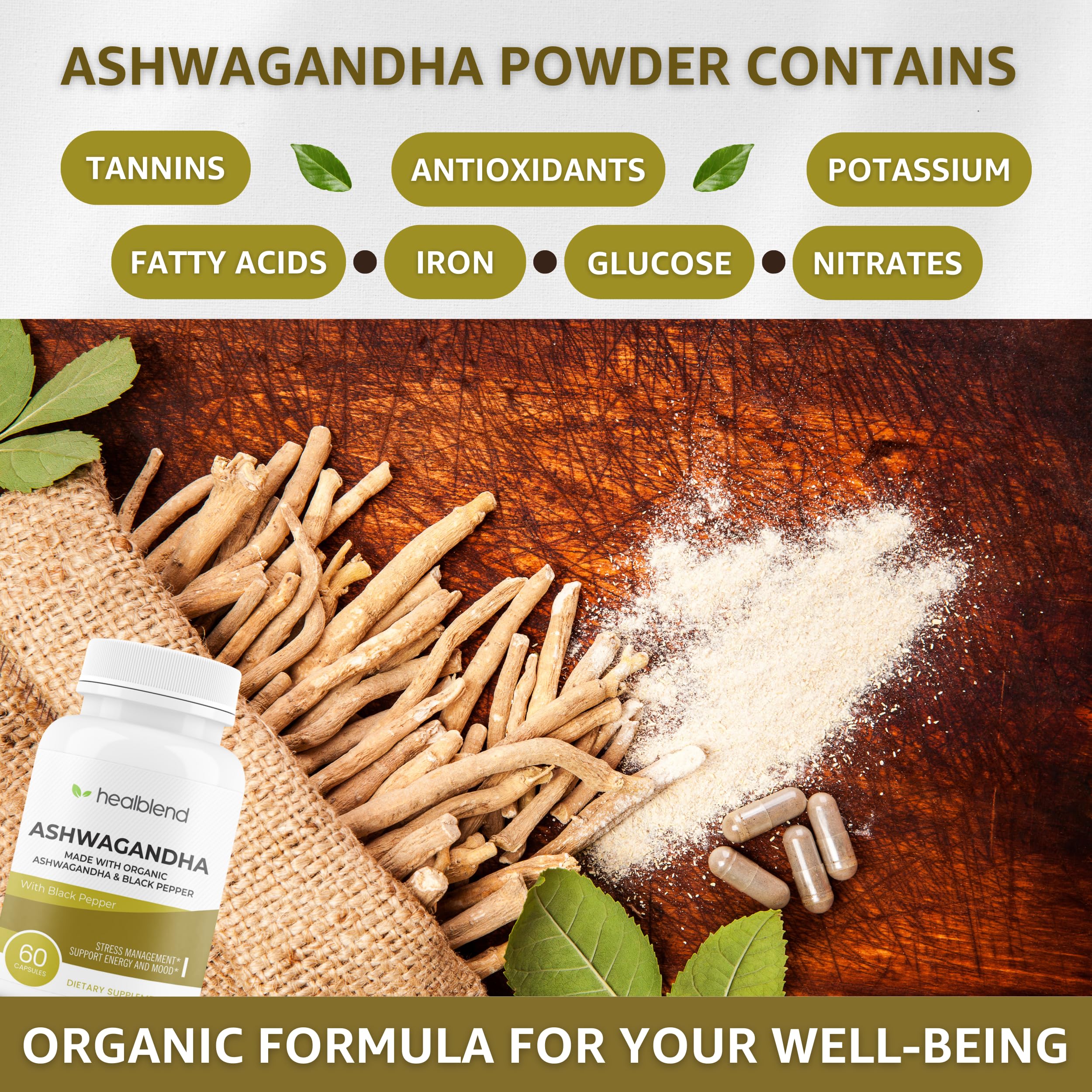 mood enhancement with ashwagandha capsules