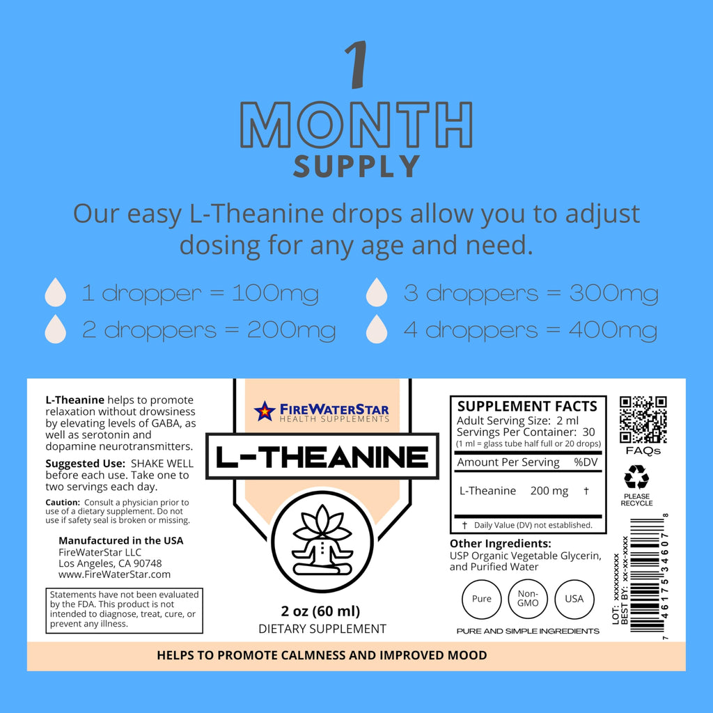 Mood enhancement with FWS L-Theanine