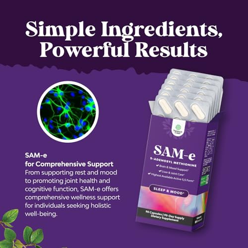 Mood enhancement with SAM-e supplement