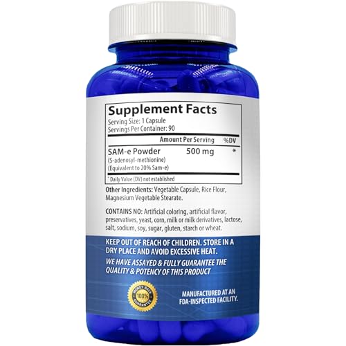 Mood enhancement with SAM-E supplements
