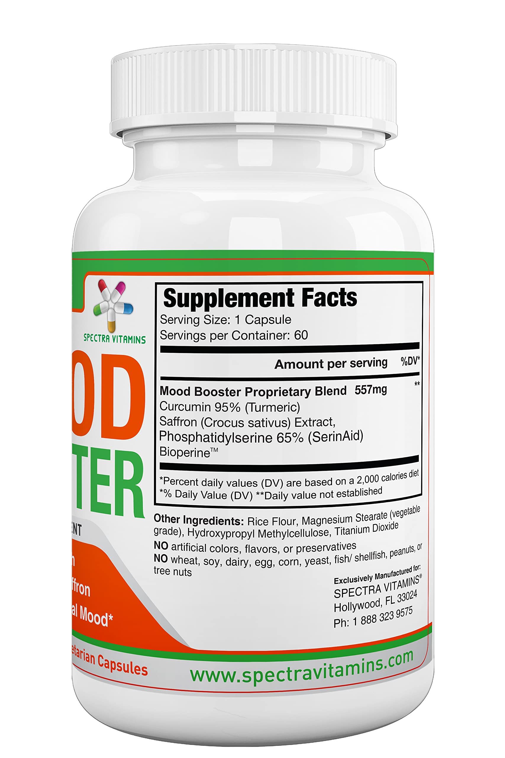 Mood enhancer capsules for focus