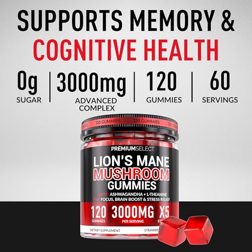 mood-enhancing lion's mane gummies