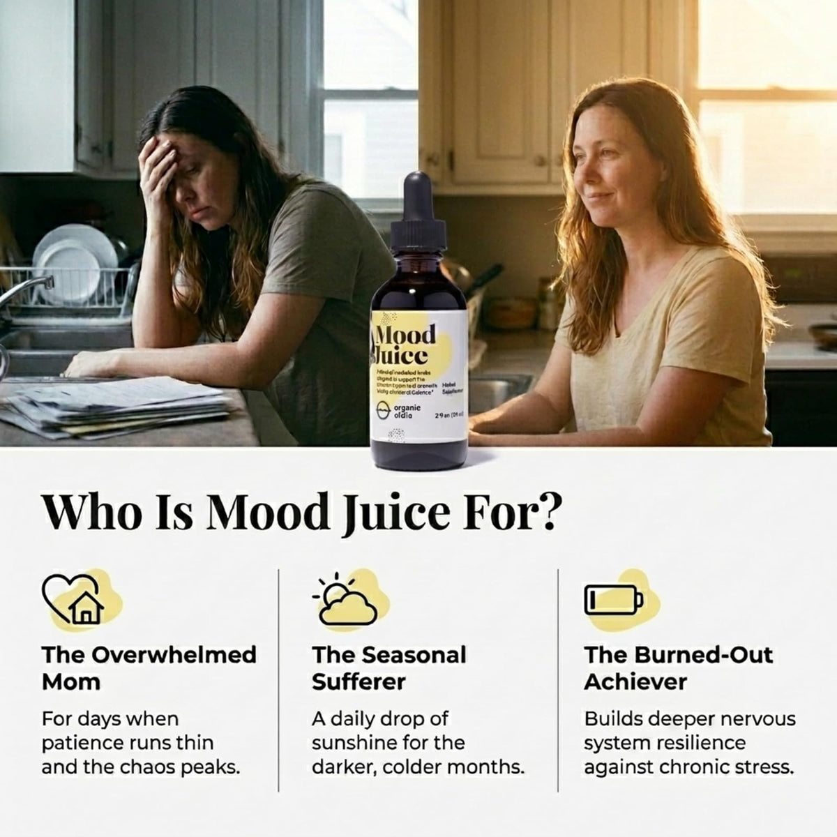 Mood-enhancing liquid herbal extract