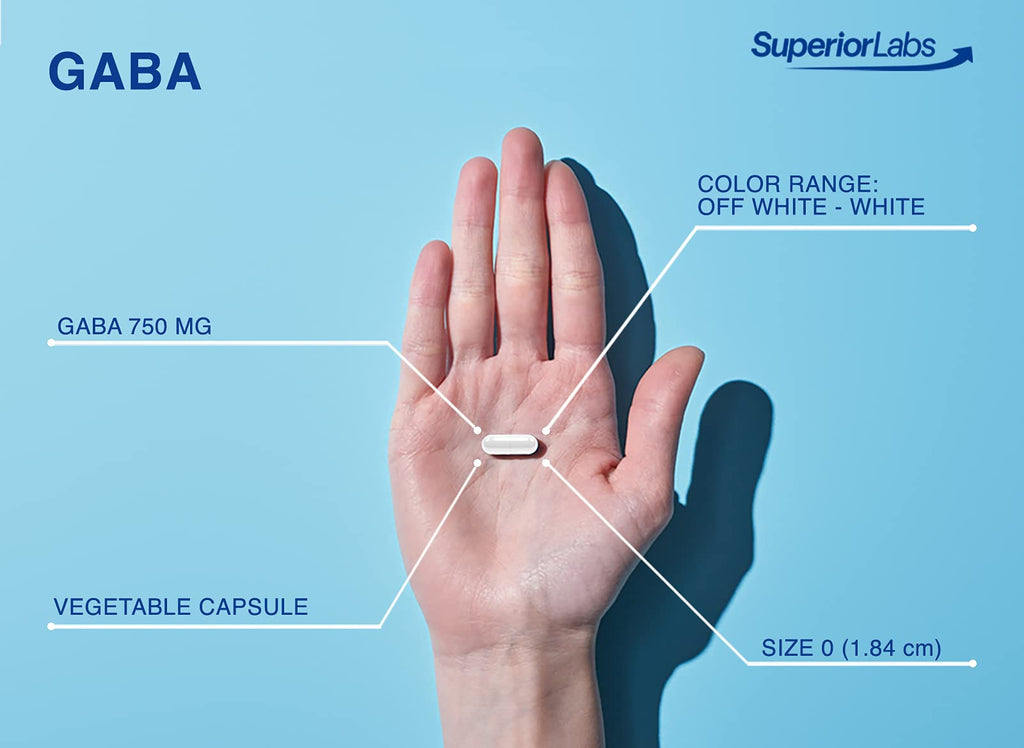 Mood stability with GABA 750mg
