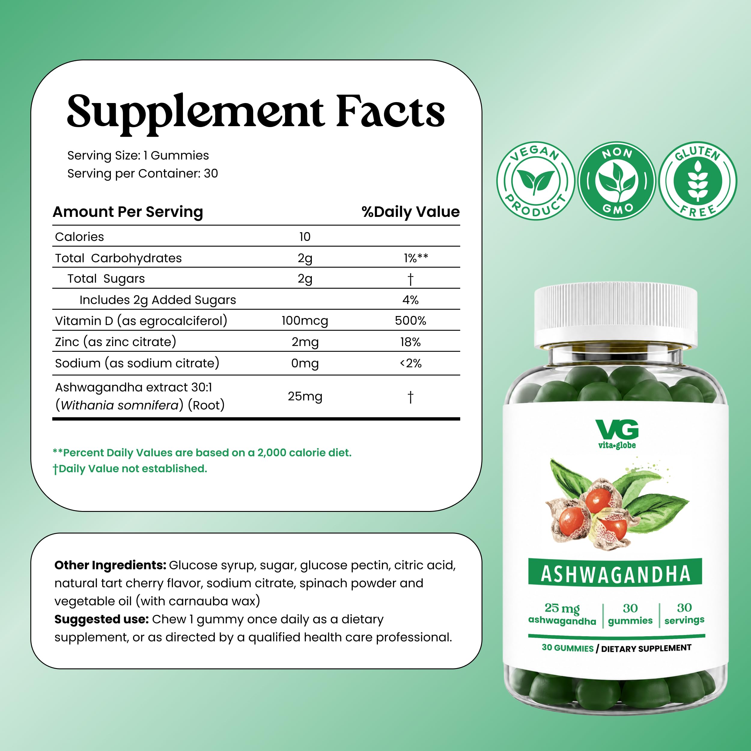 Mood support ashwagandha gummies for men