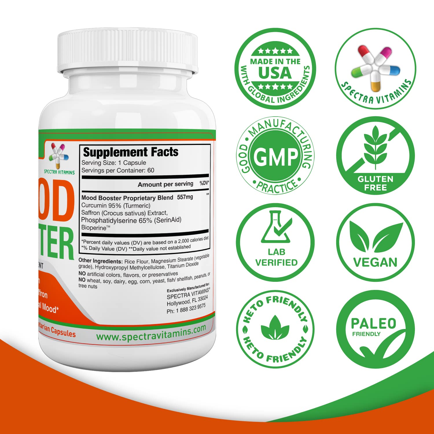 Mood support blended supplements