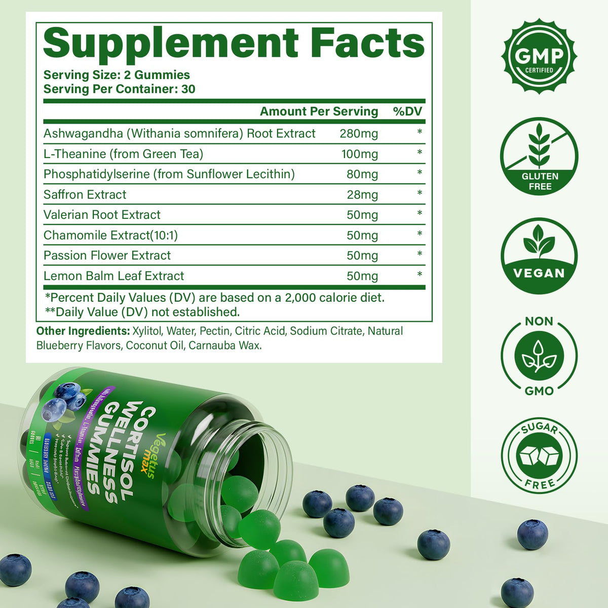 Mood support gummies with natural ingredients