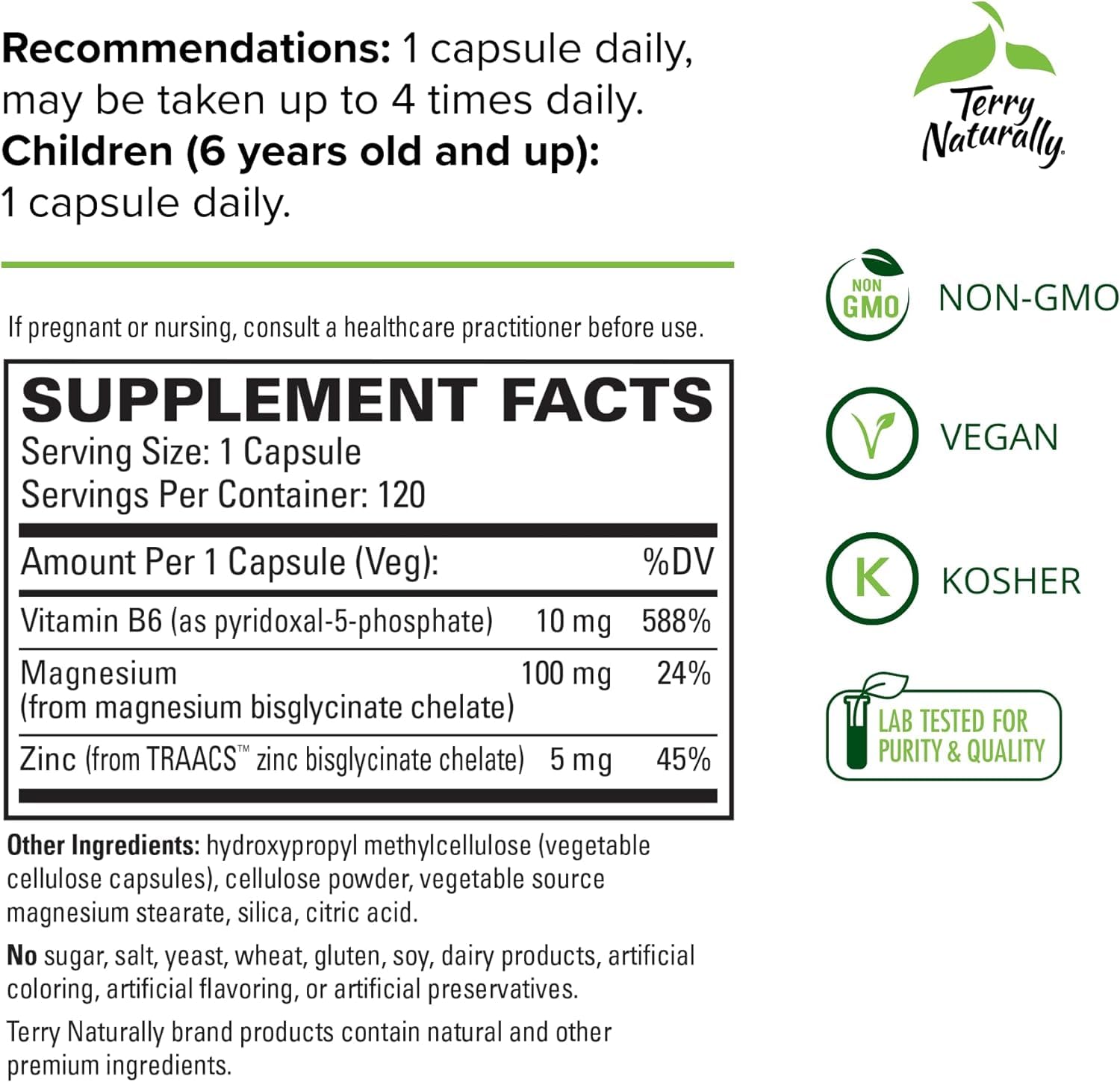 Mood support magnesium supplement tablets
