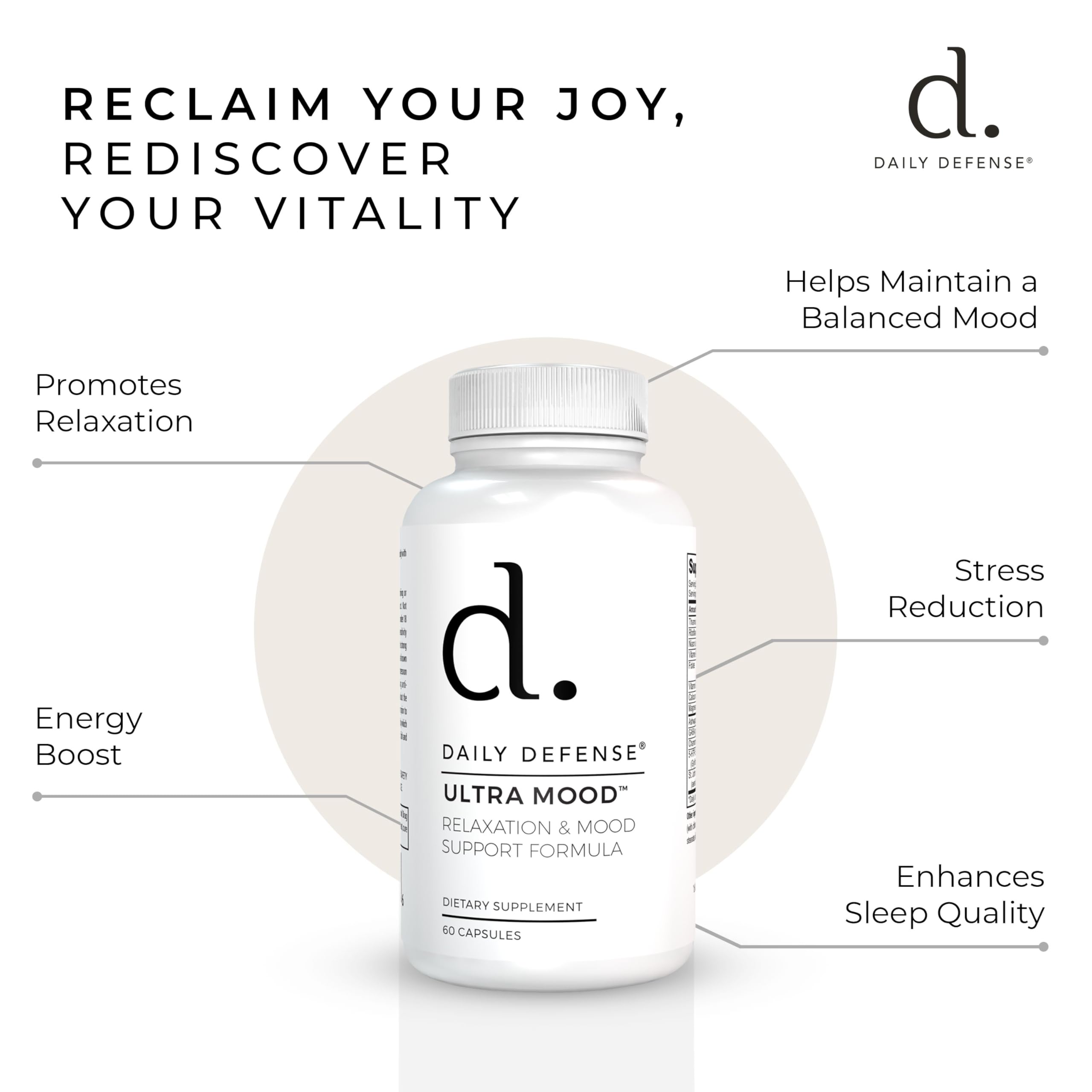 Mood support supplement for daily use