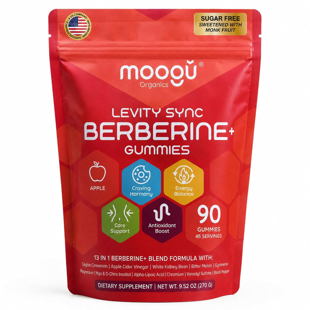 Moogǔ Organics Berberine gummies for health