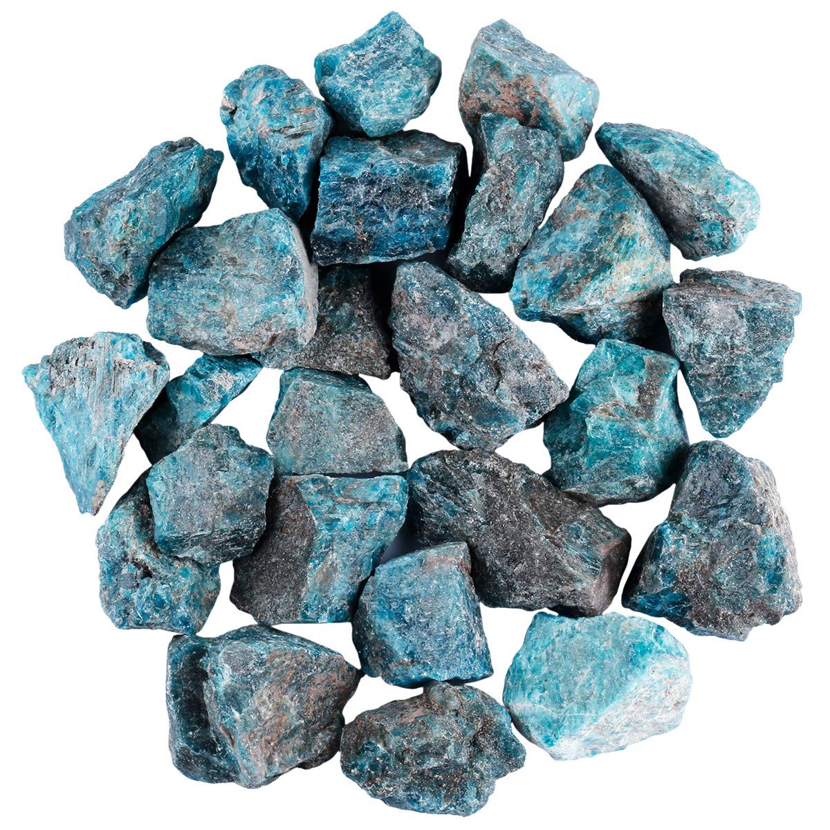 Mookaitedecor blue apatite crystals for beauty