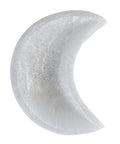 moon shaped selenite bowl for herbs
