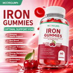 MOORGUMY iron gummies for energy