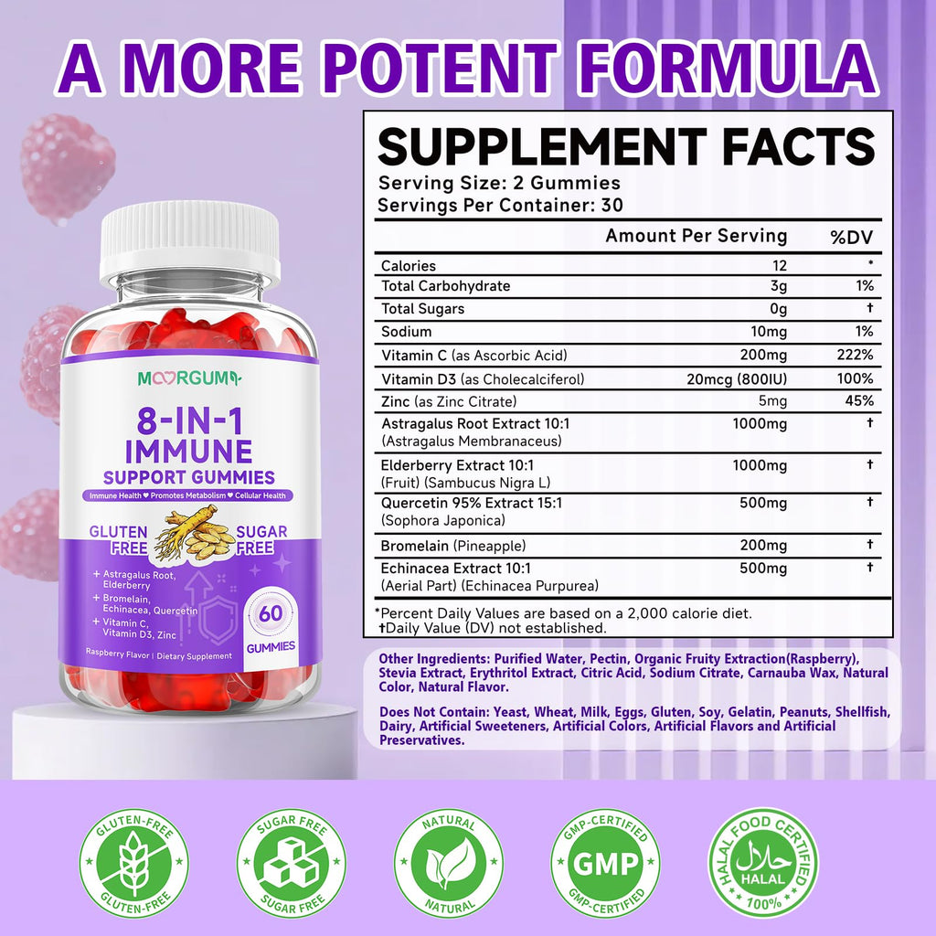 MOORGUMY vitamin C gummy benefits