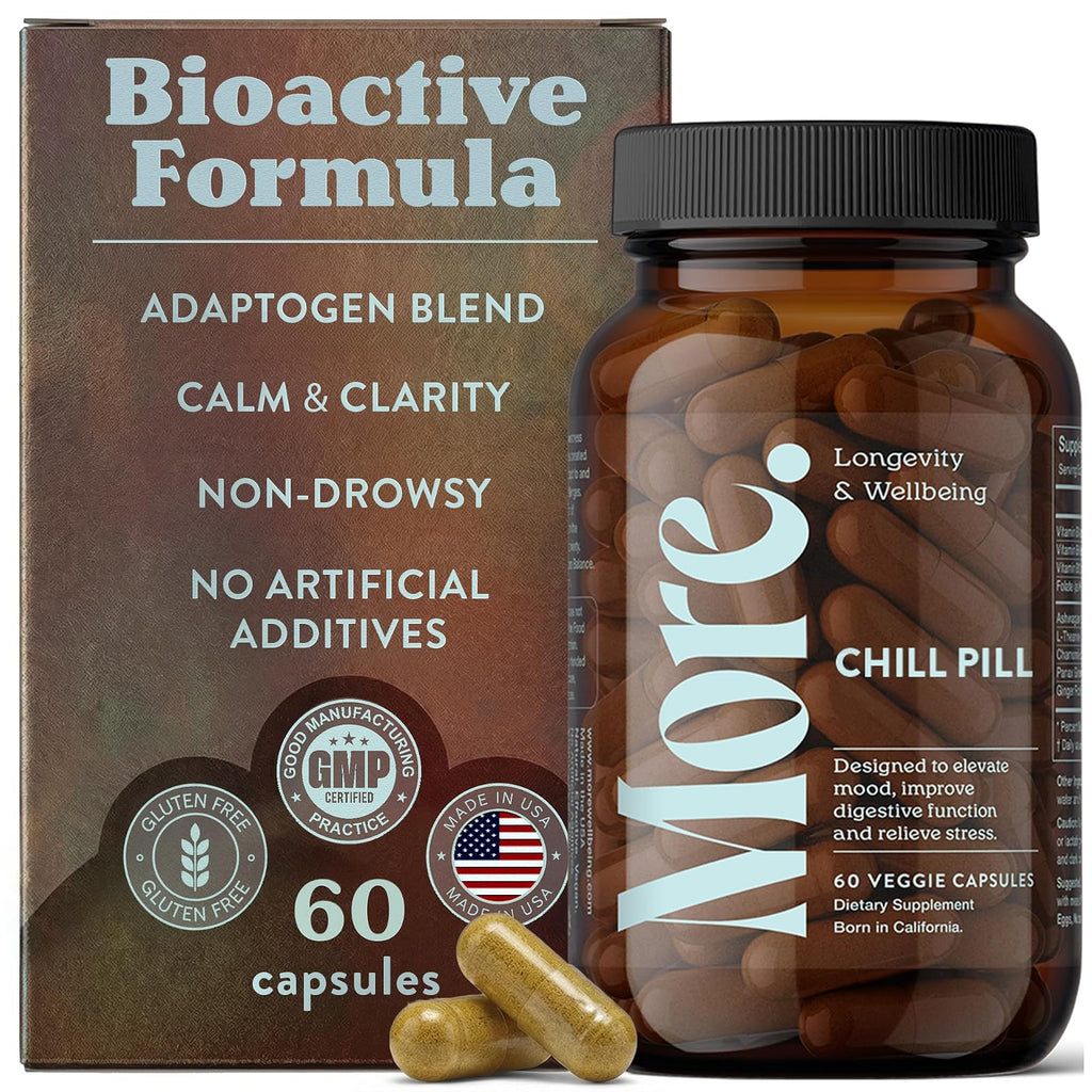 More. Chill Pill Ashwagandha capsules