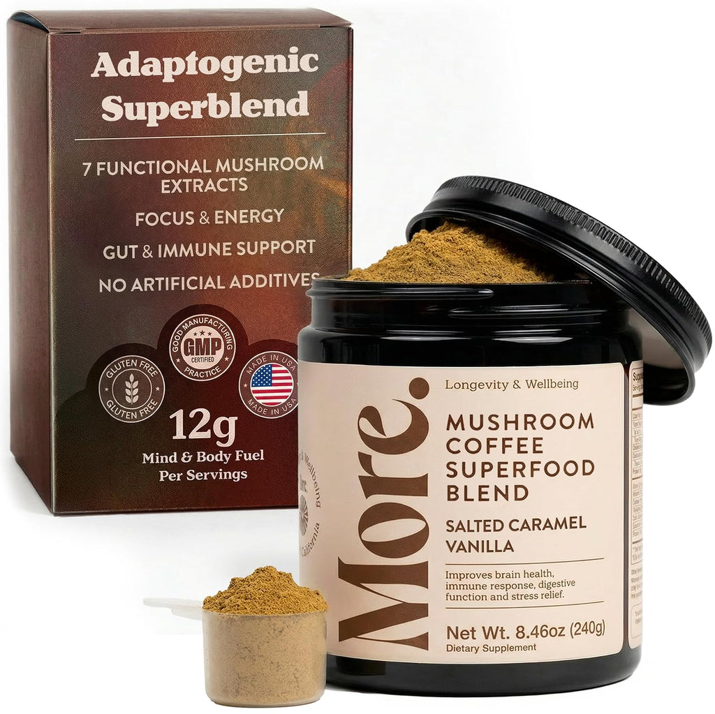 More. Mushroom Coffee superfood blend