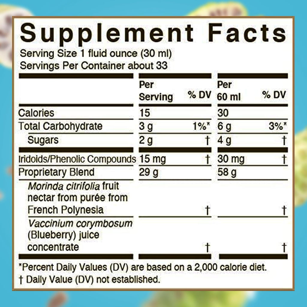 Morinda Noni juice for immunity