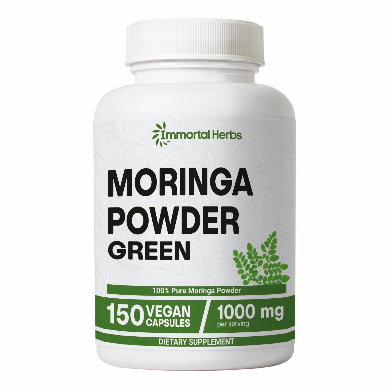 moringa 1000 mg vegan capsules