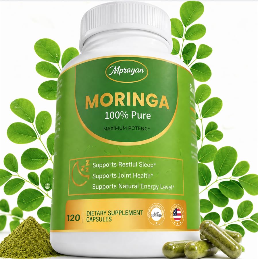 Moringa 1600 mg vegan capsules