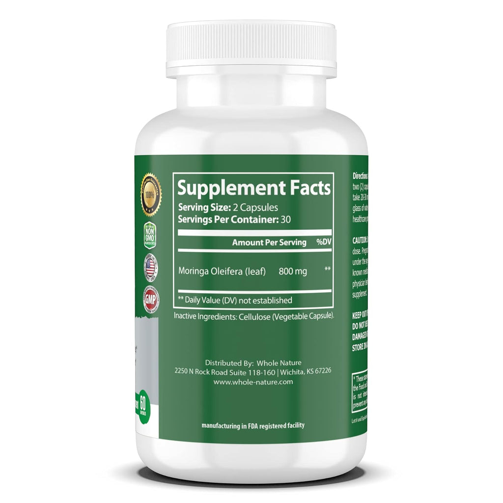 Moringa 800 mg for daily vitality