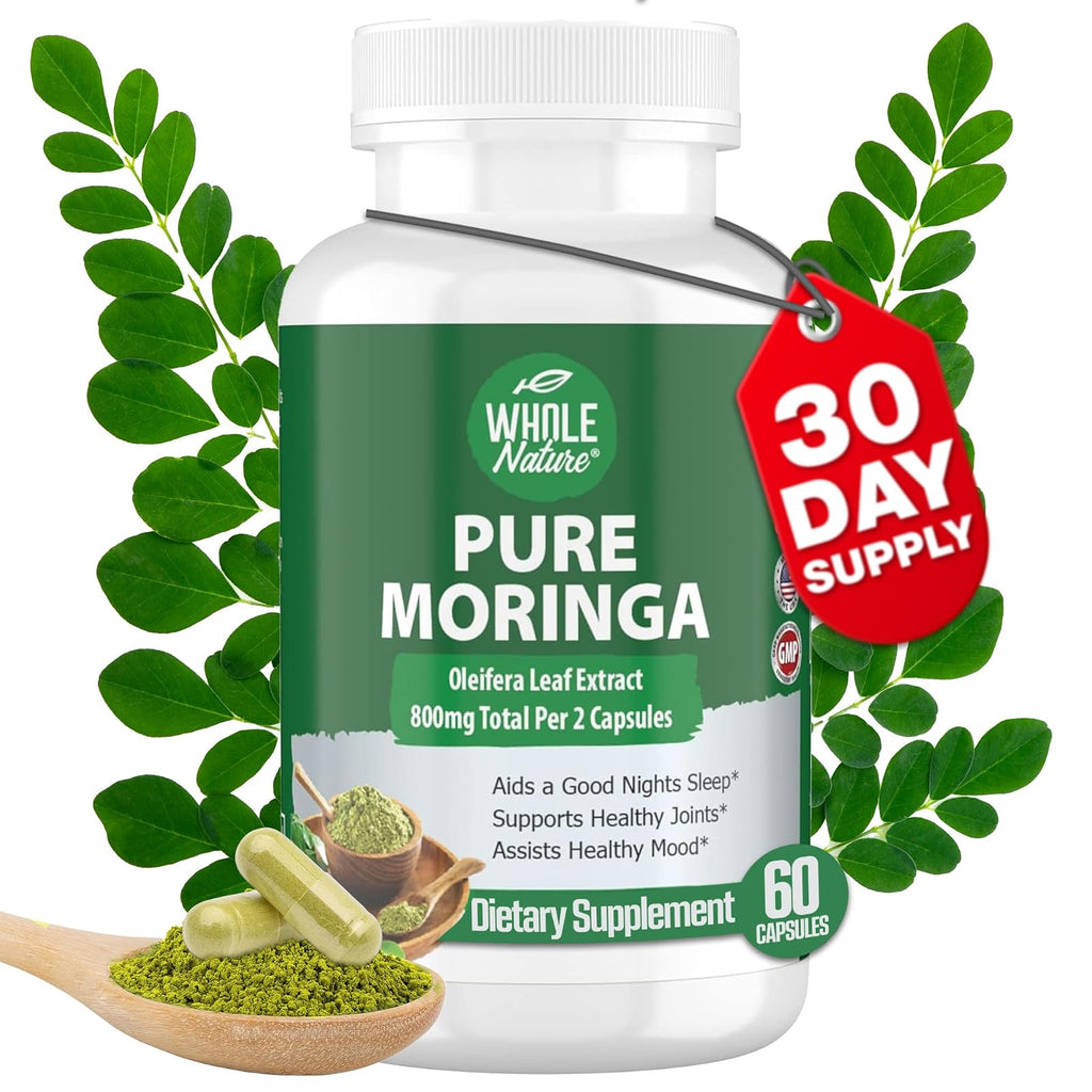 Moringa 800 mg health benefits