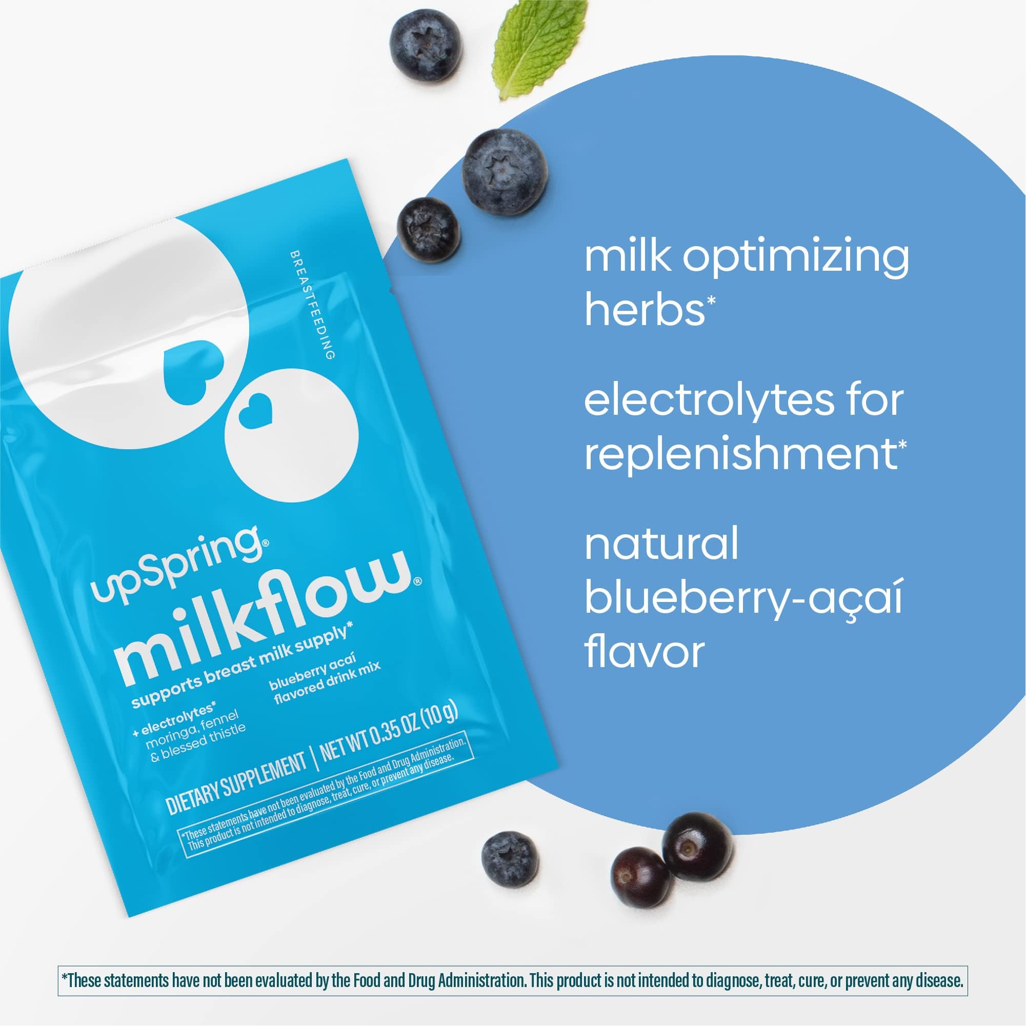 moringa and blueberry acai flavour