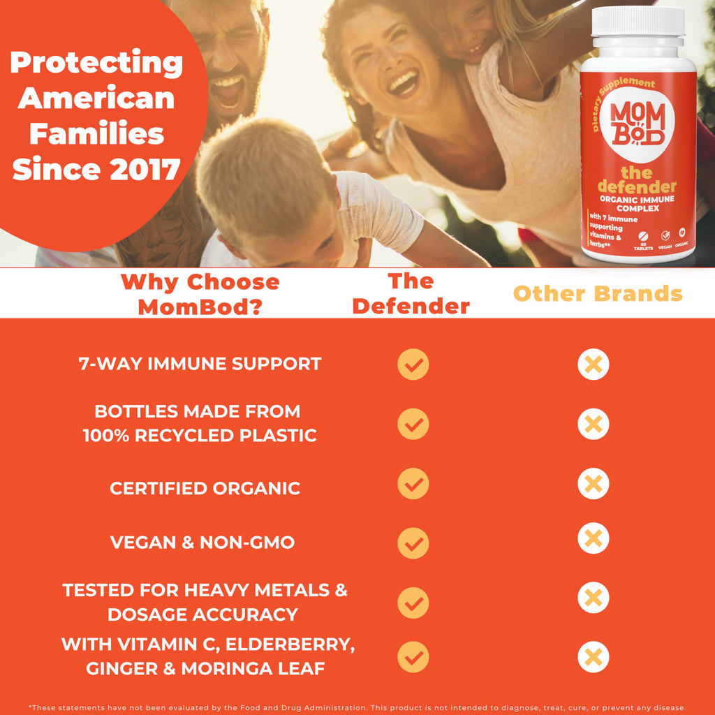 Moringa and elderberry supplement blend