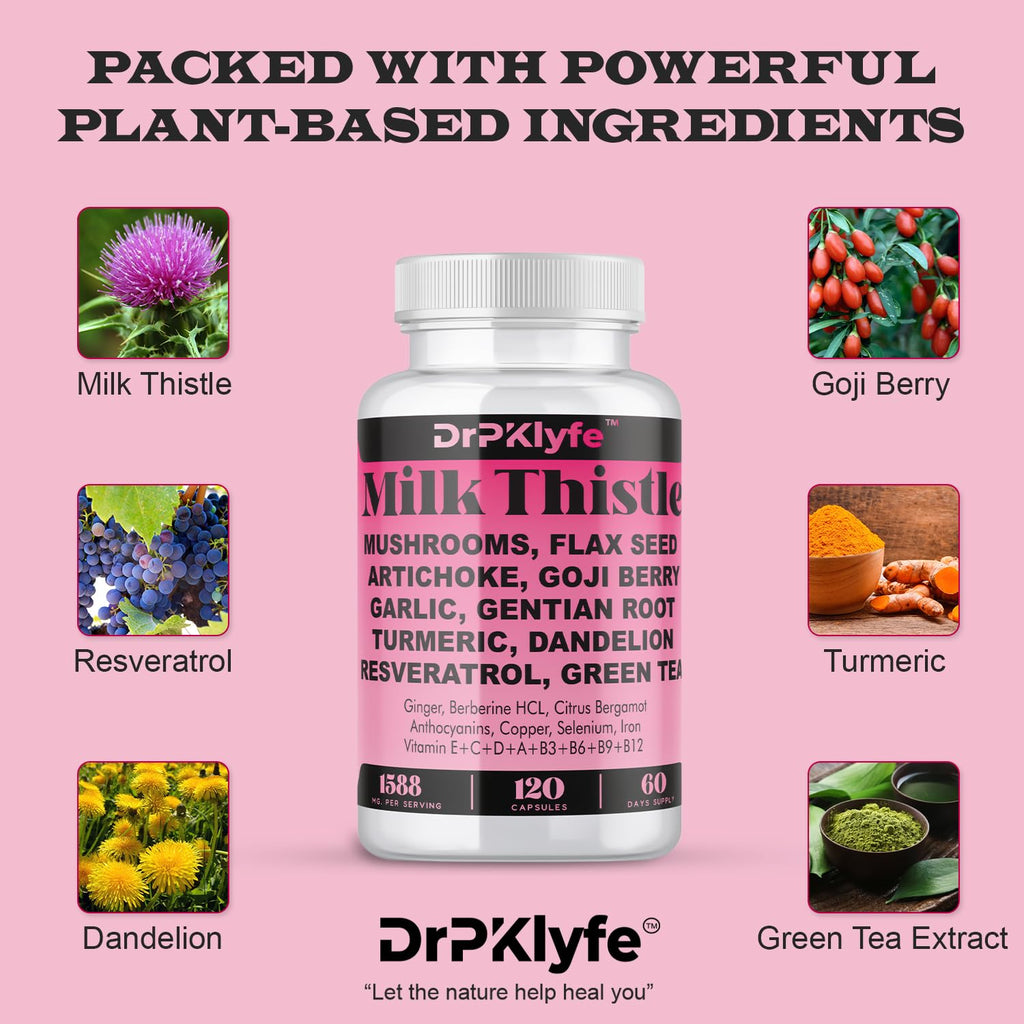 moringa and milk thistle supplement