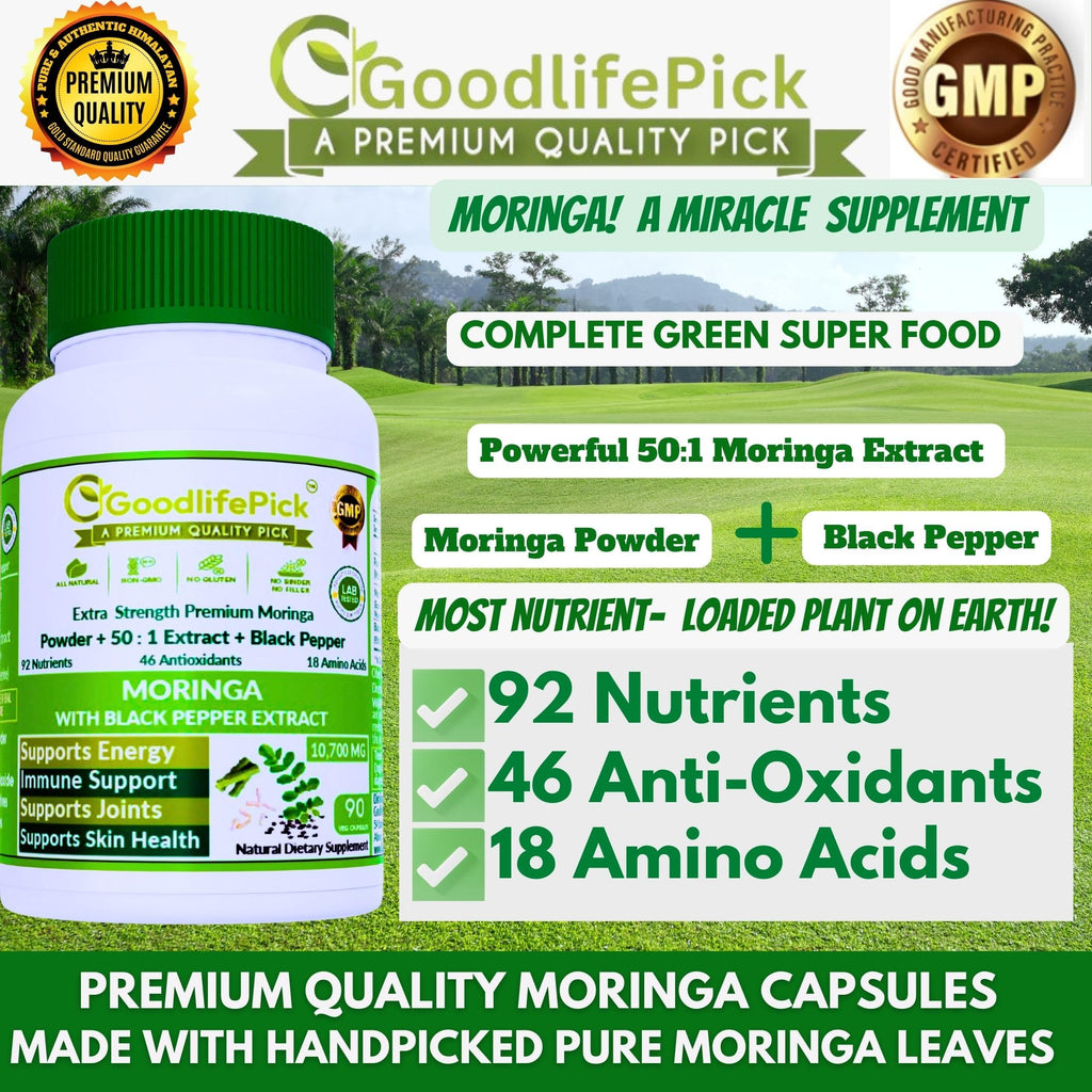 Moringa capsules for active lifestyle