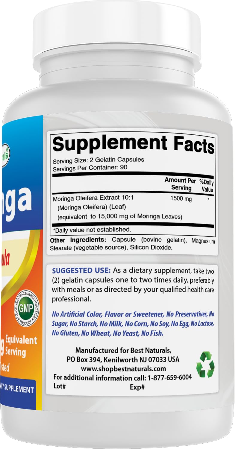 moringa capsules for daily nutrition
