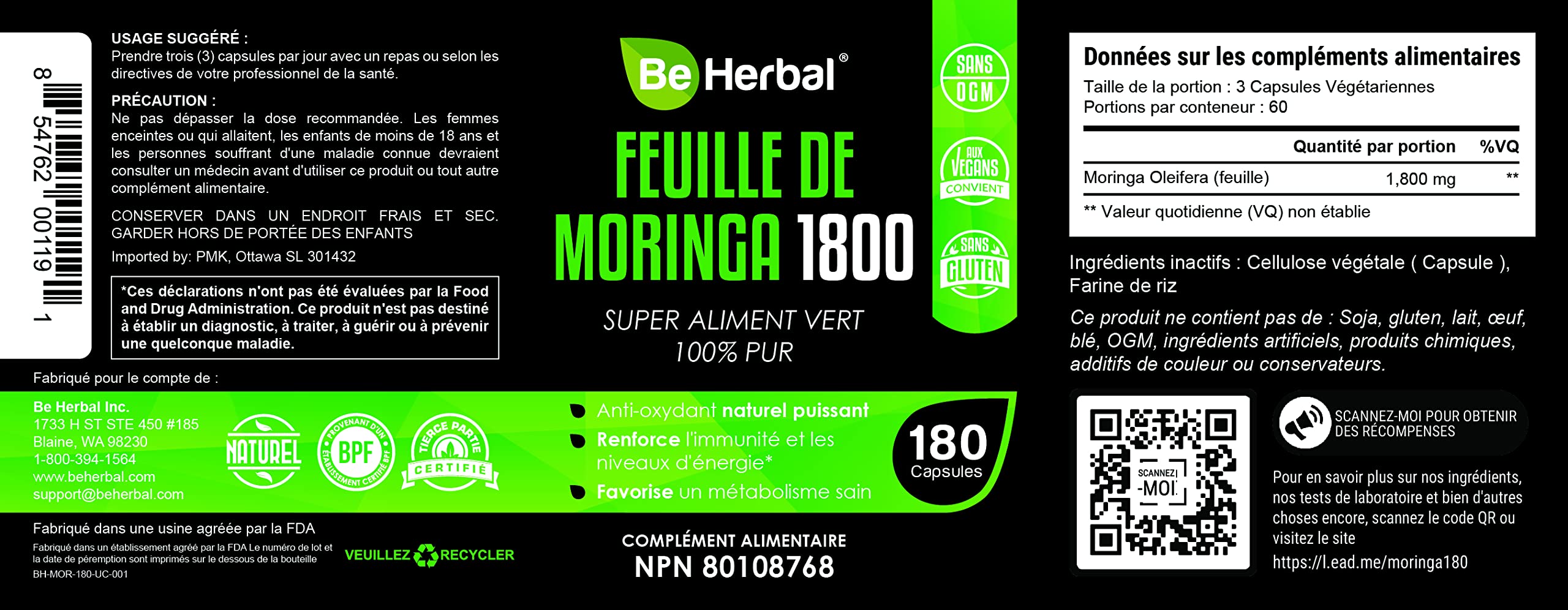 moringa capsules for daily nutrition