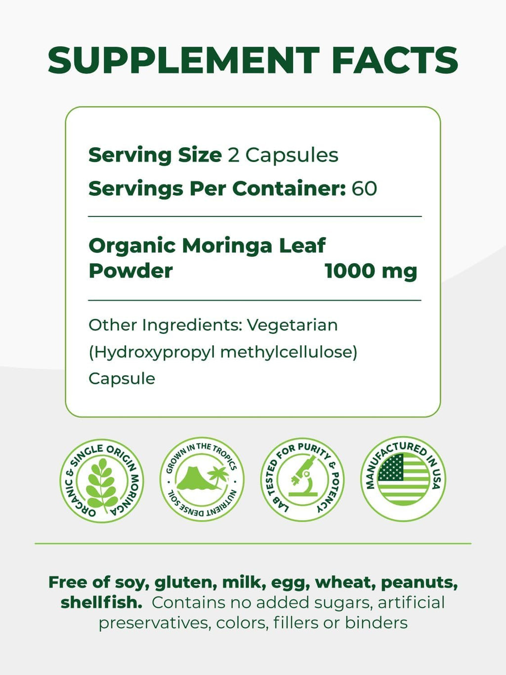 moringa capsules for daily nutrition